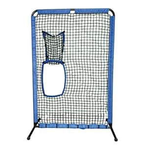 Amazon.com : Portable Pitching Screen : Baseball Practice Nets : Sports ...