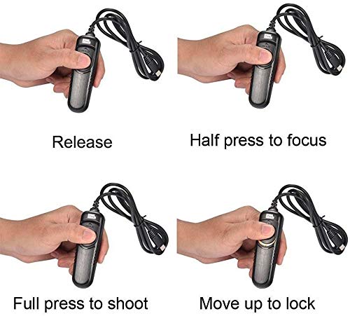 Pixel Remote Commander Shutter Release Cable S2 for Sony Cameras with Pholsy Screen Cleaning ...