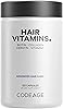 Codeage Hair Vitamins 10000 mcg Biotin, Keratin, Collagen, Vitamin A, B12, C, D3, E, Zinc ...