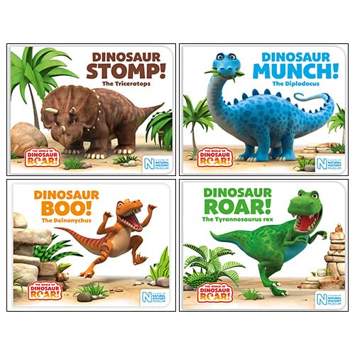 The World of Dinosaur Roar Series 4 Books Collection Set By Peter ...