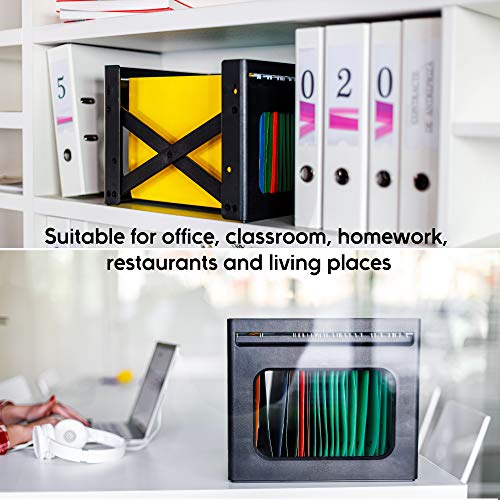 Hanging File Organizer - Plastic Desk Organizer - Wall Mount File ...