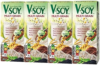 V-Soy V-Soy Multi Grain Soya Milk 200ml X 4 price in UAE | Amazon UAE ...