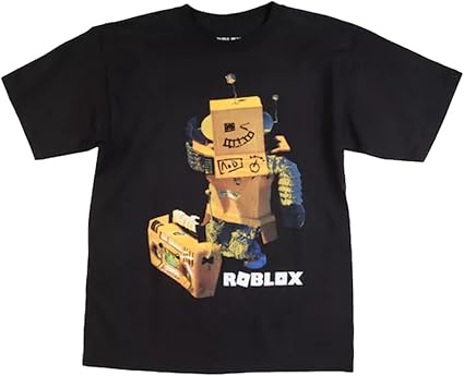 Buy ROBLOX Robot Boy's Graphic T-Shirt (Black, M) at Amazon.in