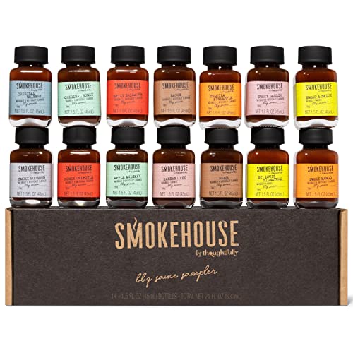 Smokehouse by Thoughtfully, Gourmet BBQ Sauce Sampler Variety Pack in ...