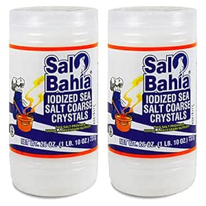 Amazon.com : Sal Bahia Iodized Sea Salt Canister, 26 oz (2 packs ...