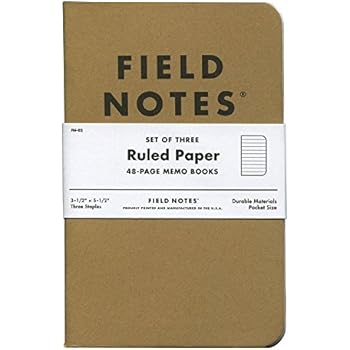 Amazon.com : Field Notes Utility Special Edition Ledger Memo Books, 3 ...