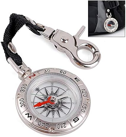 iPobie Tragbar Navigation Compass Kompass mit Schlüsselanhänger für ...