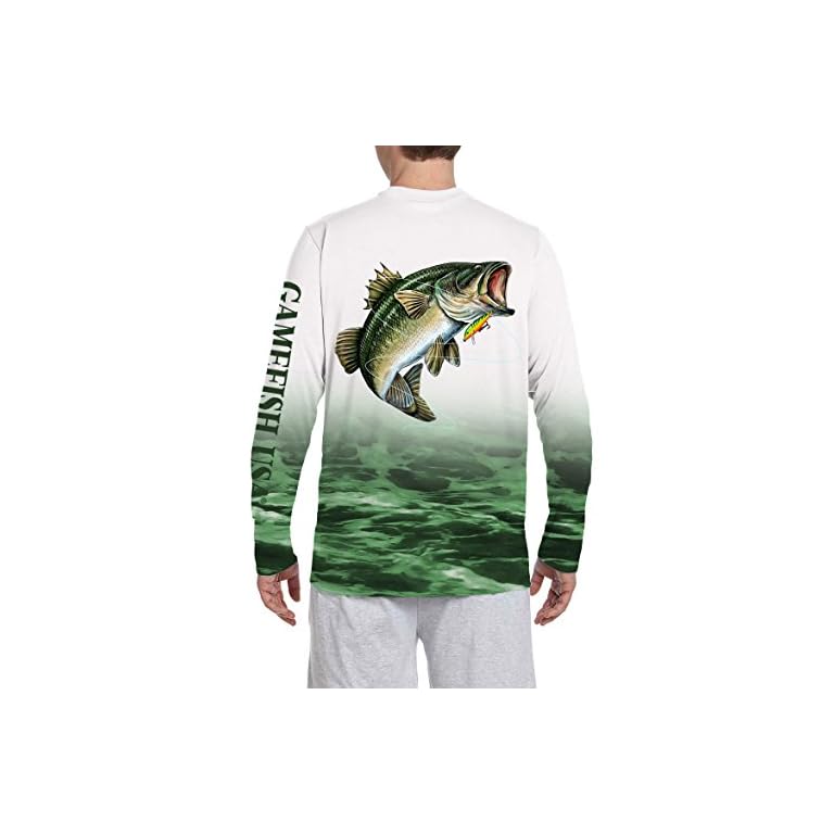 GAMEFISH USA UPF 50+ Microfiber Moisture Wicking Long Sleeve ...