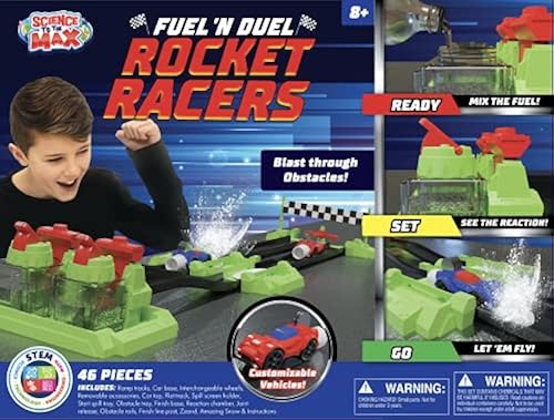 Be Amazing! Toys Science to The Max DIY Rocket Race Car Science ...