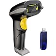 Amazon.com : NADAMOO Wireless Barcode Scanner 328 Feet Transmission ...