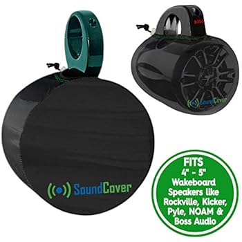 Amazon.com: 2 (Two) 8" Marine Boat Protective Speaker Covers for Large ...