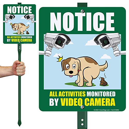 SmartSign 12 x 10 inch “Notice - All Activities Monitored by Video ...