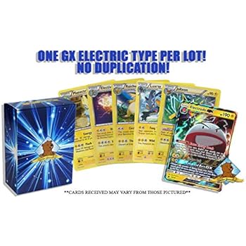 Amazon.com: 10 Random Electric Pokemon Card Lot - Featuring 1 GX ...