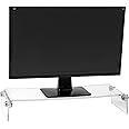Amazon.com: Mind Reader Monitor Stand, Desktop Organizer, Riser, Office ...