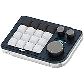 Amazon.com: KEEBMONKEY Megalodon Triple Knob Macro Pad Programmable Designer Mini Keyboard 16 ...