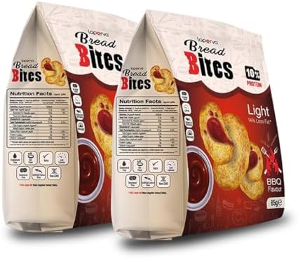 Laperva Bread Bites - BBQ Flavor, Low Fat Snack, Vegetarian and Keto ...
