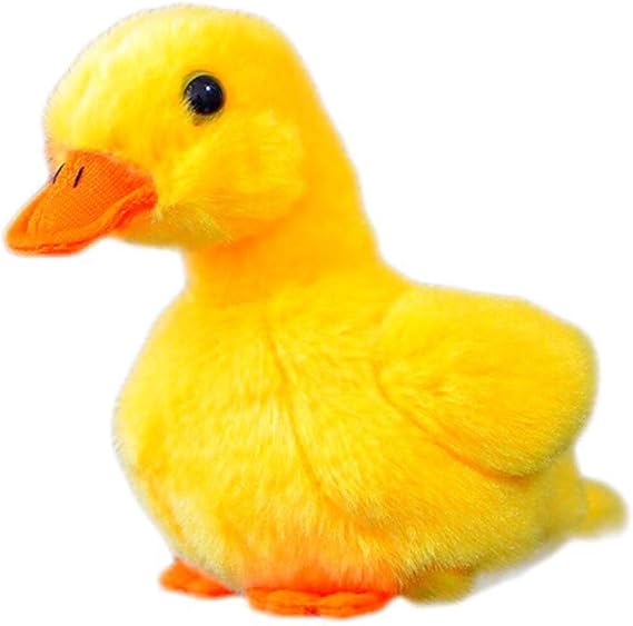 Amazon.com: TAMMYFLYFLY Small Pastel Yellow Duckling Plush Stuffed Duck ...