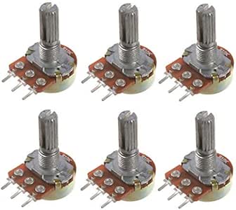 B10K Potenciometros de 10 K ohmios 3 terminales Conjunto articulado ...