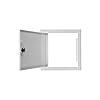 Lockable Steel Access Panel Door w/ Key Set - 8" x 8" - White Polymer ...