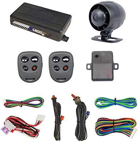 Amazon.com: Megatronix VS3030 Car Alarm Remote Vehicle Security System ...