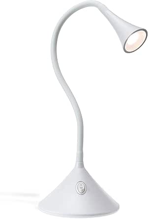 SUNBEAM Flexible Neck LED Desk LAMP Adjustable Light Energy Star Black ...