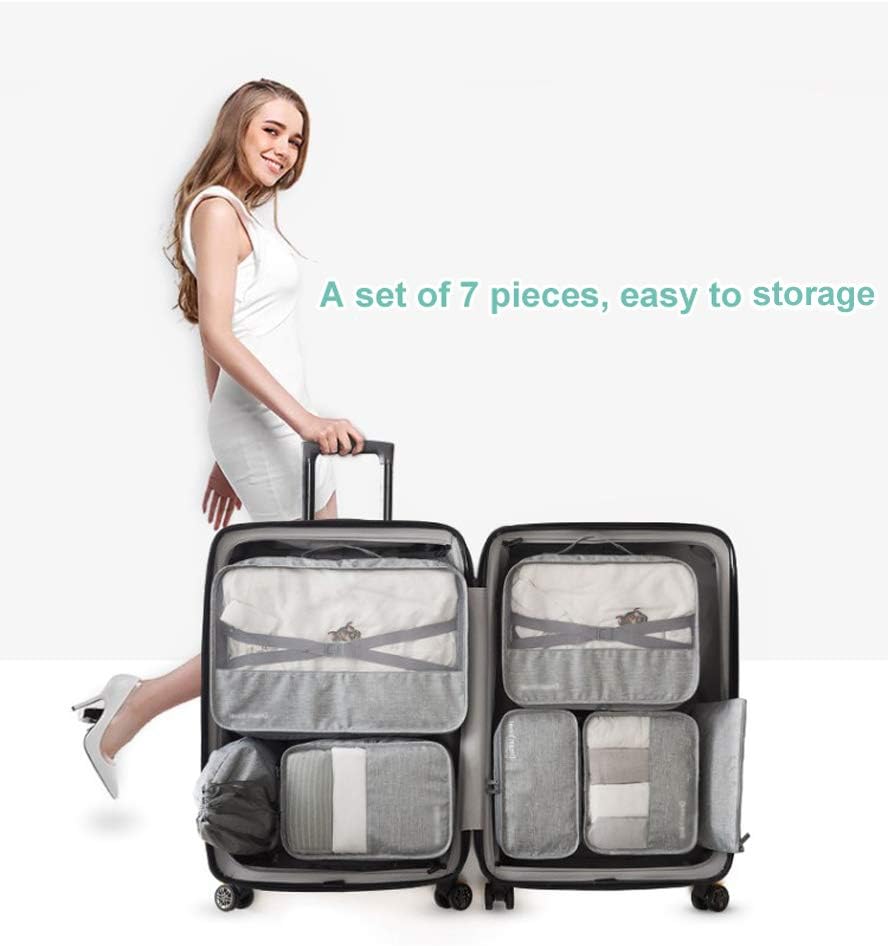 Elezay Packing Cubes Organiser Bags for Travel Suitcase Organization ...