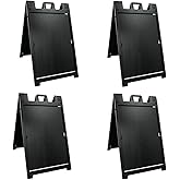 Amazon.com : White 3-Pack of Plasticade Signicade Deluxe A-Frame ...