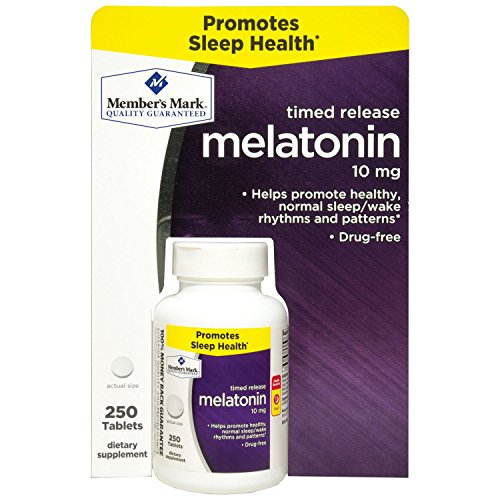 Member's Mark Timed Release Melatonin 10mg (250 ct.) by Members Mark in ...