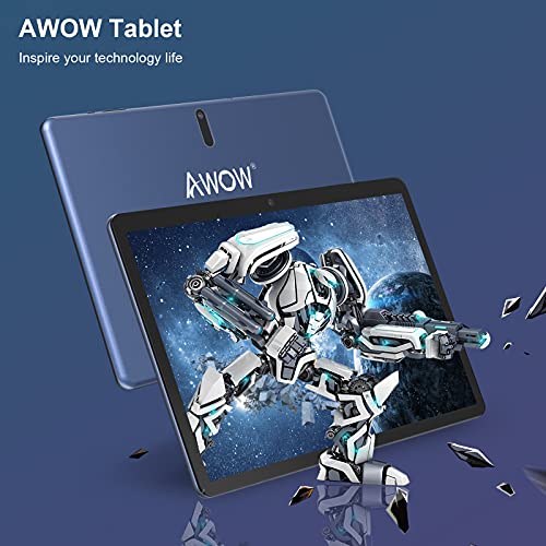 AWOW 10.1 Inch Android 11 Tablet, 64GB ROM Tablets with 6000mAh, FHD ...