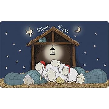 Amazon.com : Toland Home Garden Silent Night 18 x 30 Inch Decorative ...