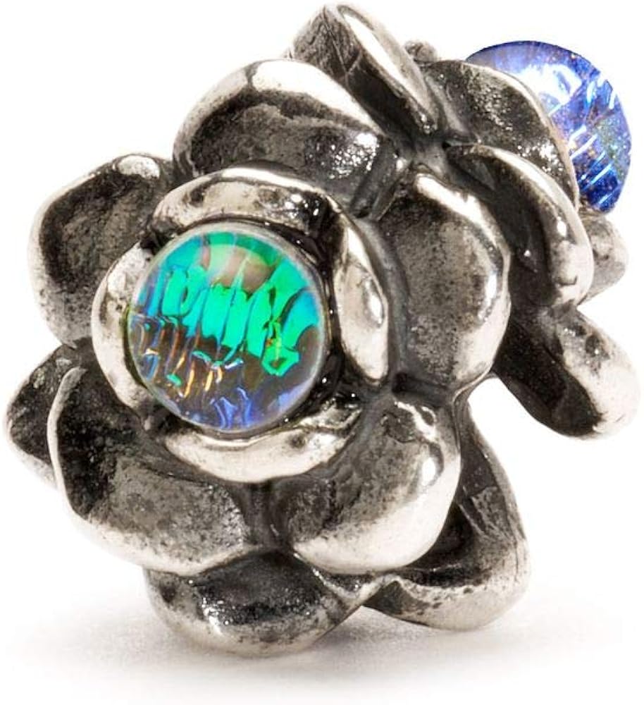 Trollbeads Silver 925 Bead Three Flowers: Amazon.co.uk: Jewellery
