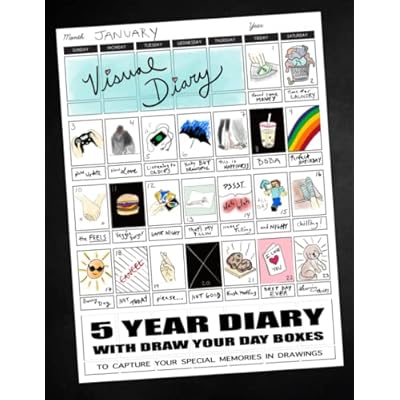 Buy VISUAL DIARY: 5 Years of Daily Memories Captured in Drawings: An ...