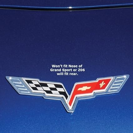 Amazon.com: West Coast Corvettes Corvette Billet Emblem Bezels : 2005 ...