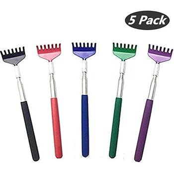 Amazon.com: Telescoping Back Scratchers by DigHealth, 5 Pieces of ...