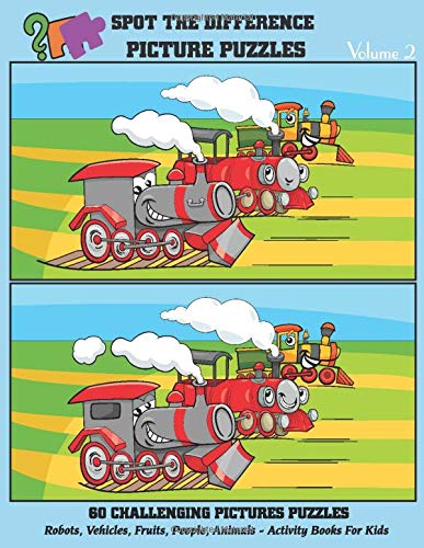 Spot The Difference Picture Puzzles - 60 Challenging Pictures Puzzles ...