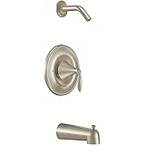 Moen Eva brushed Nickel PosiTemp Shower Trim Kit without Valve or Showerhead, T2132NHBN ...