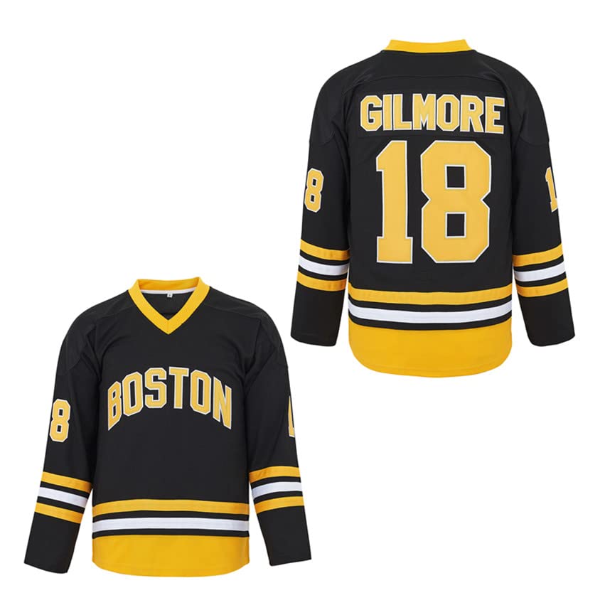 Men's Happy Gilmore Jersey 18 Adam Sandler 1996 Movie Hockey Jerseys ...