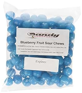 Amazon.com : Blueberry Fruit Sours Chewy Candy Balls 1LB Bag : Sour ...