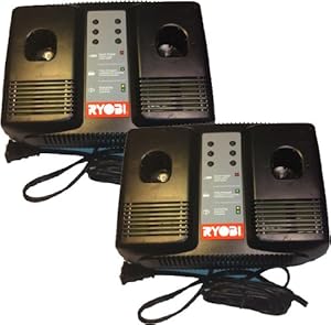 Ryobi P120 - 18V Dual Port Charger (2 Pack) # 140297001 - Cordless Tool ...