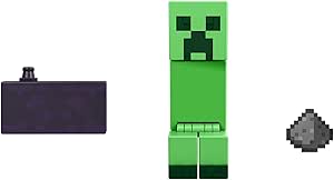Amazon.com: Minecraft Creeper Action Figure, 3.25-in, with 1 Build-a ...