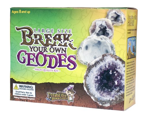 Large Size Break Open Geodes Kit 12 Whole Geodes By Ancient Treasure ...
