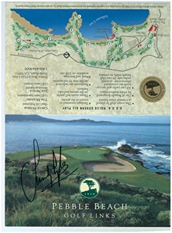 Sandy Lyle autographed Pebble Beach Scorecard (Golf Pro Golfer) SC1 ...