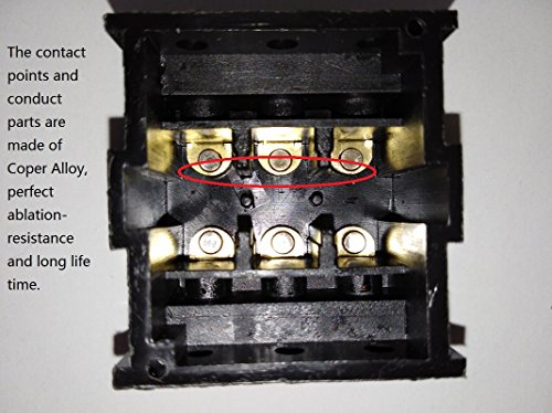 BVPOW Motor Start Stop Push Button Motor On Off Switch with Surface Waterproof Dustproof Box ...