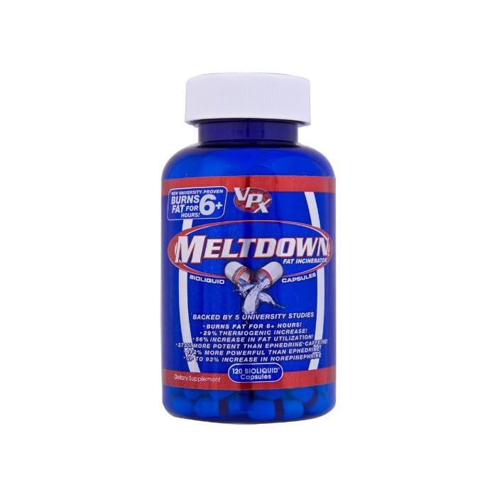 Buy VPX Redline MELTDOWN Fat Burner, Bioliquid Capsules, 120-Count ...