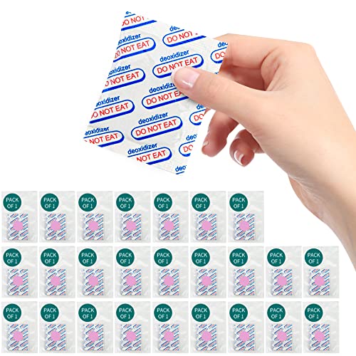 Hombao 1000cc Food Grade Oxygen Absorbers - 25 Packs (Vacuum ...