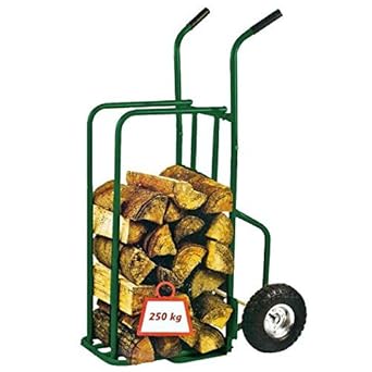 Provence Outillage 07511 Log Trolley Maximum Load 250 kg + inflated ...