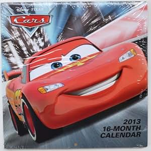 Amazon.com: Disney Pixar Cars 2013 - 16 Month Wall Calendar 10"x10 ...