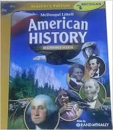 Amazon.com: McDougal Littell Middle School American History: Teacher ...