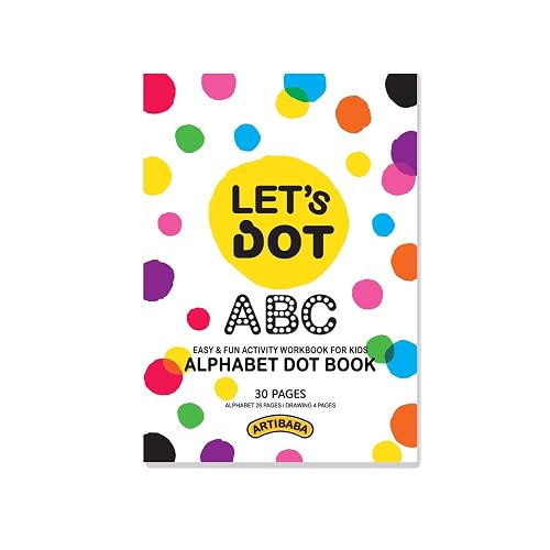 ARTIBABA ABC WORKBOOK for DOT Markers 30 Pages of Alphabet and Drawing ...