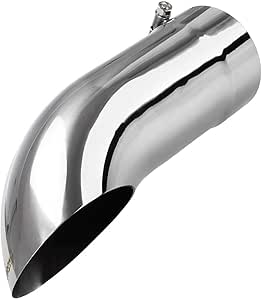 Amazon.com: Upower Diesel Exhaust Tip 5 Inch Inlet 5" Outlet 16" Long ...